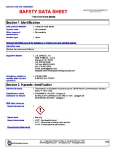 #6036 SDS Violet - Homestead Finishing Products